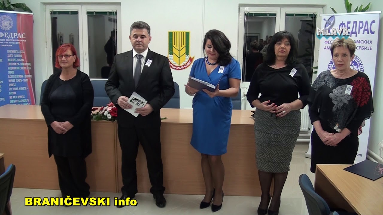 Malo Crnice, otvaranje izlozbe Rade Markovic (RTV MLAVA 16.10.2017 ...