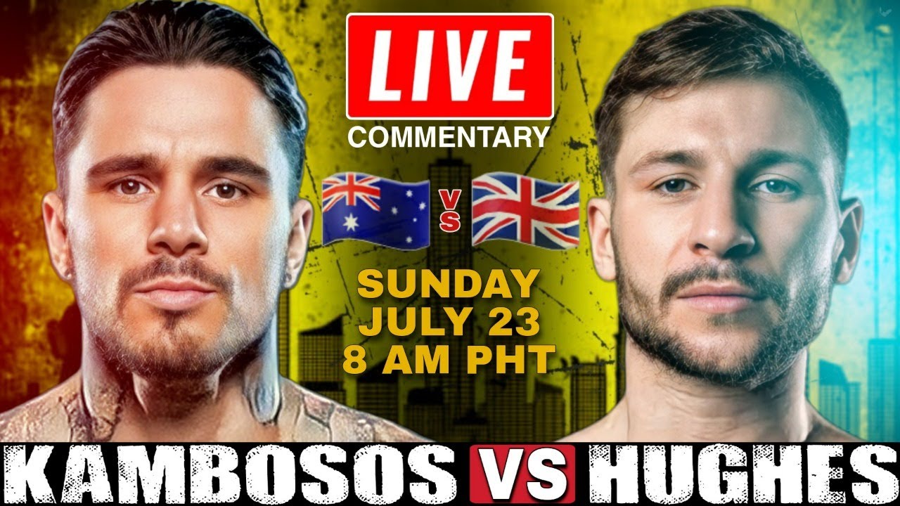 🔴LIVE George Kambosos Jr vs Maxi Hughes Boxing Commentary! IBO World ...