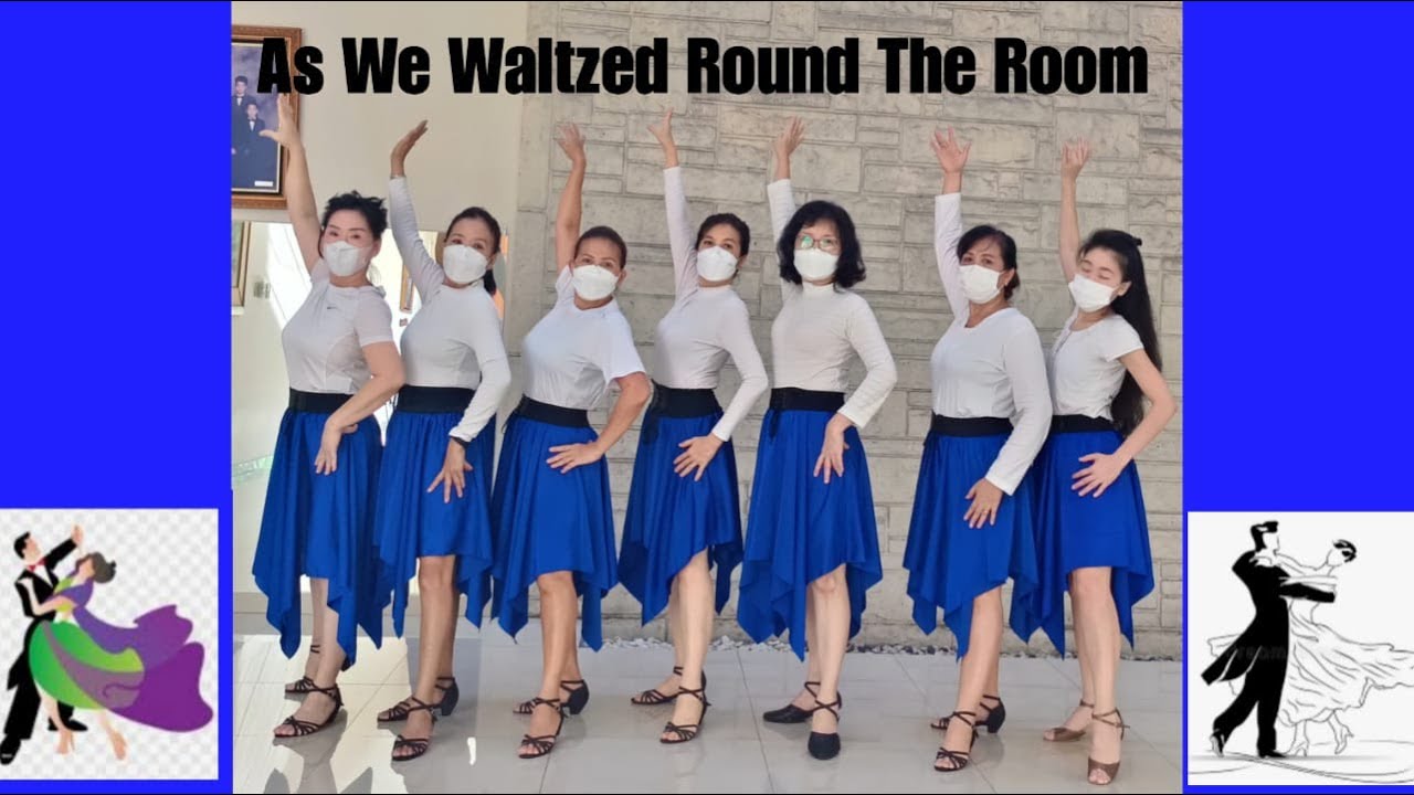 As We Waltzed Round The Room Line Dance (demo & count) - YouTube