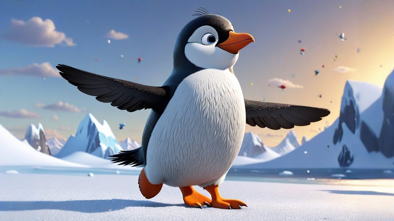 Hop Hop with Penguins | Fun Penguin Song for Kids | Sing Along Winter ...