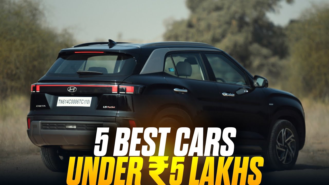 TOP 5 BEST CARS UNDER ₹5 LAKH IN INDIA | BUDGET FRIENDLY CARS SUV - YouTube