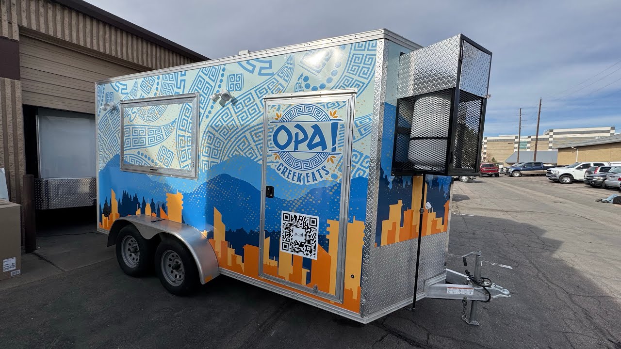 Greek food trailer| 14ft.foodtrailer for Denver CO| Zion Foodtrucks ...