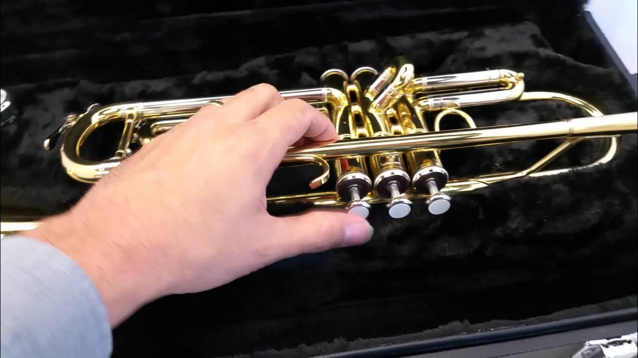 Jupiter JTR-600 Trumpet listed on ebay located at Luckypawn - YouTube