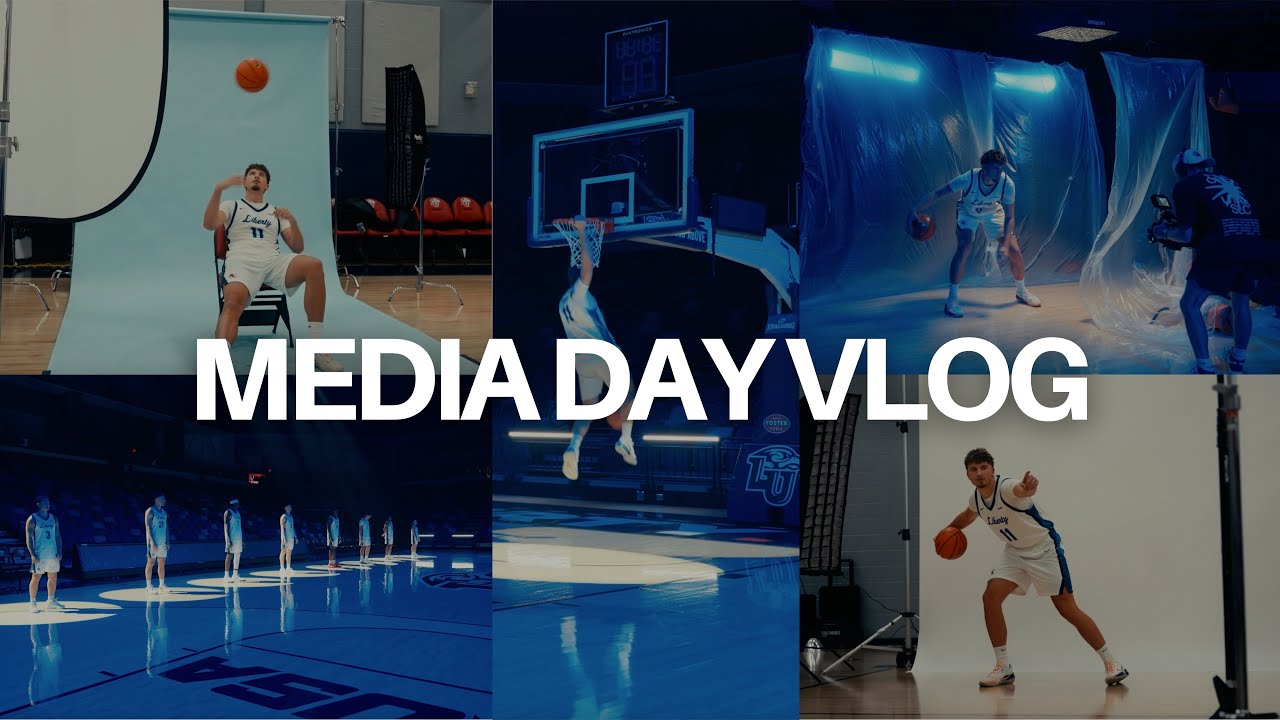 What Media Day is Like at a D1 School | Media Day Vlog - YouTube