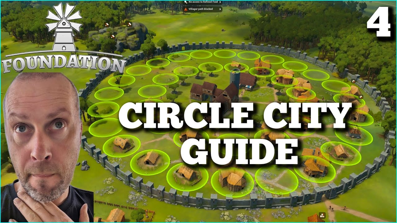 Foundation – Perfect Circle City Layout Tutorial - YouTube