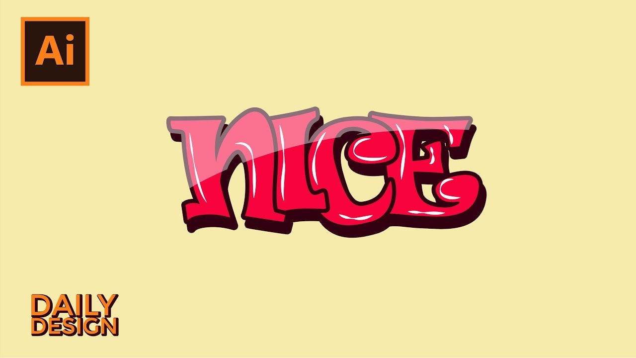 Daily Design Text Effect Typography Adobe Illustrator YouTube Daily Design Text Effect Typography Adobe Illustrator YouTube