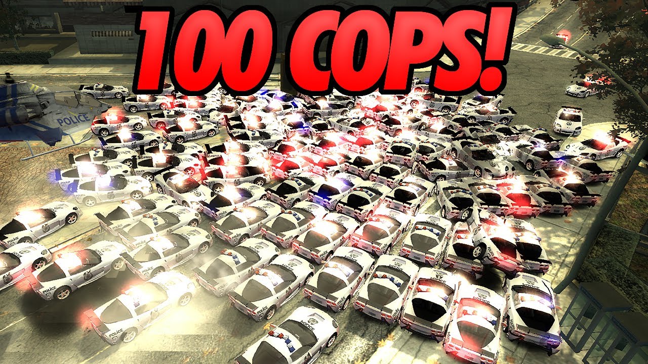 I Tried to Escape 100 Cops in NFS Most Wanted... - YouTube
