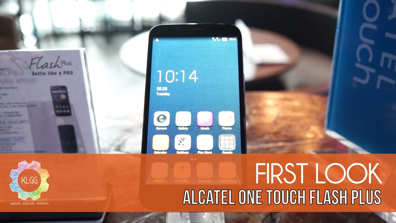 Alcatel One Touch Flash Plus First Look - YouTube