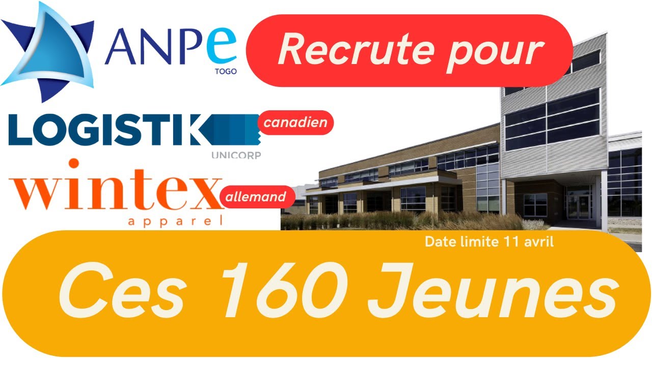 L’ANPE recrute 160 jeunes pour BENART AFRIQUE - YouTube