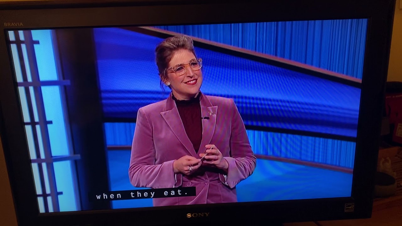 Mayim Bialik Interviewing Erin Coningsby on Jeopardy! - YouTube