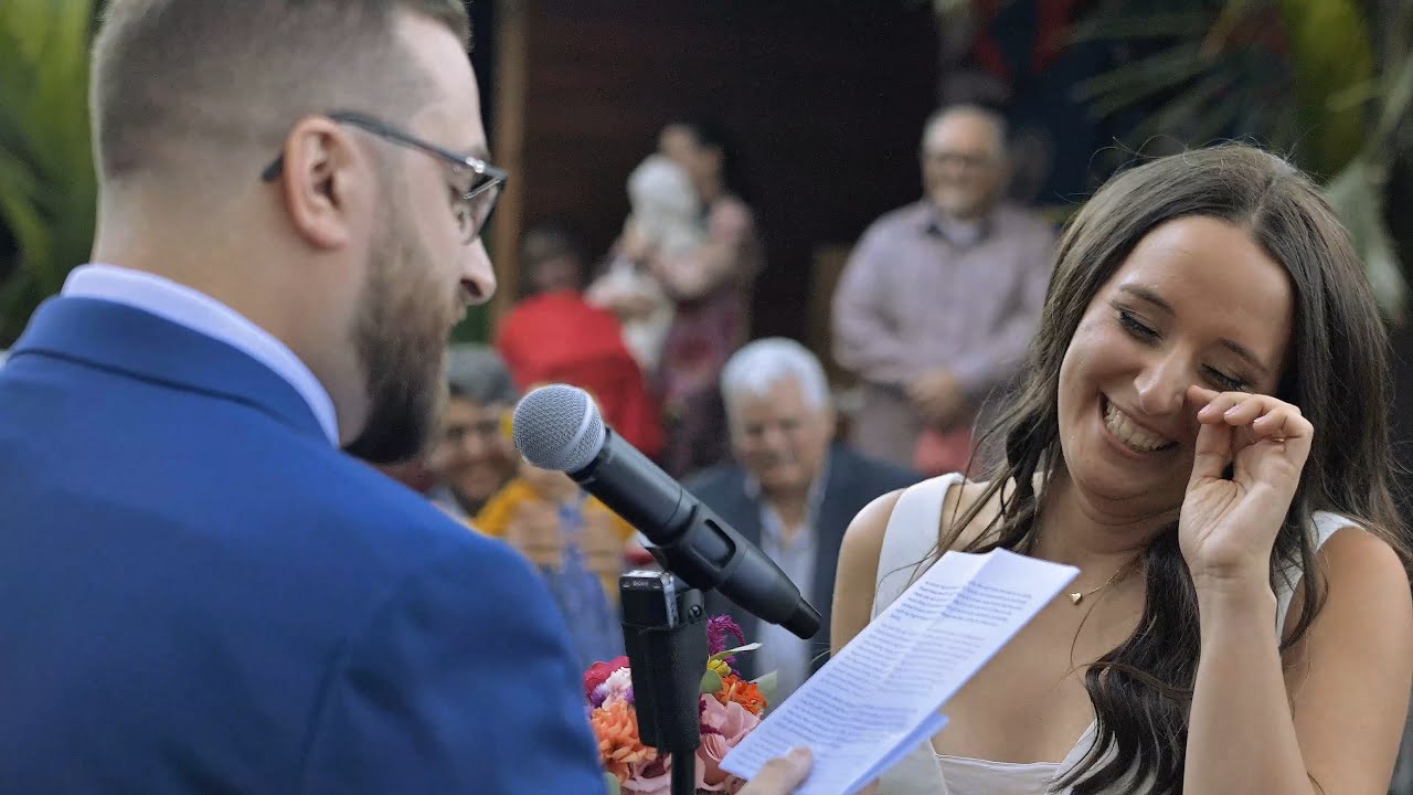 Very funny wedding vows, laughing bride | Wedding video, Riverside Bar ...