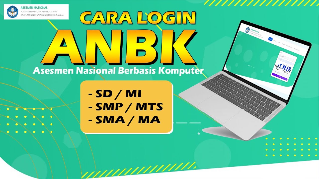 CARA LOGIN ANBK | ASESMEN NASIONAL BERBASIS KOMPUTER 2021 - YouTube