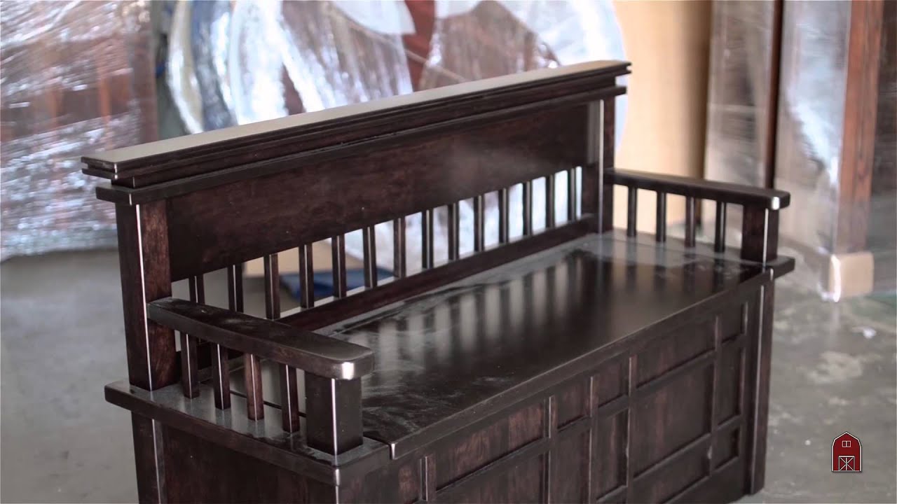 Barn Furniture - Spruce Hope Bench - YouTube