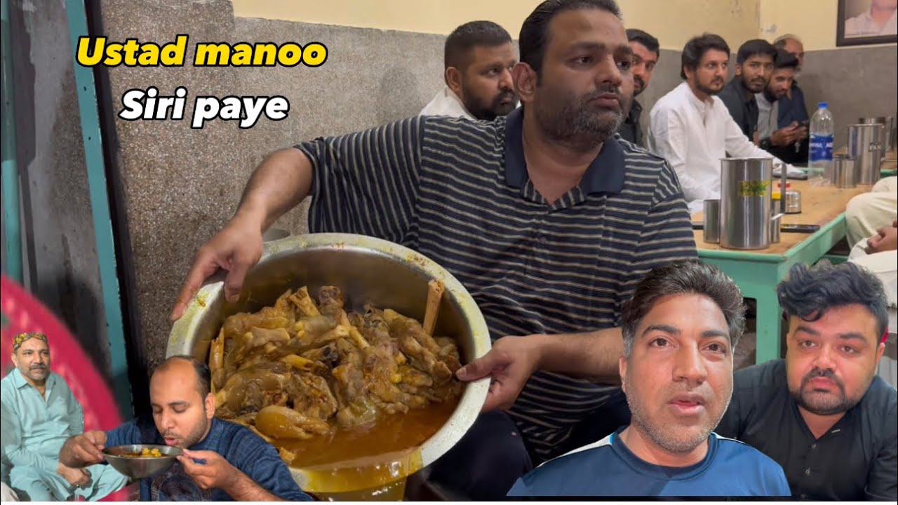 Ustad Manoo Siri Paye | Raat ky 3 bjhe Log Pagal | Foodies by Ashir ...