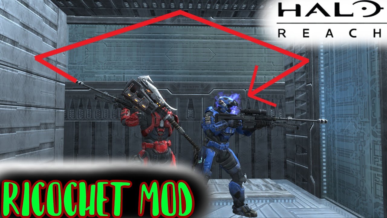 RICOCHET MOD! Halo Reach Modded Custom Games! - YouTube