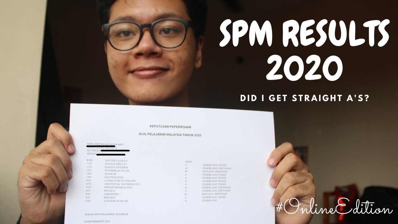 Getting my SPM 2020 Results Online // Vlog #5 - YouTube