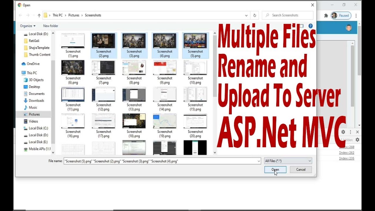 How to Multiple Files Rename and Upload to MS SQLServer Asp.net C# ...