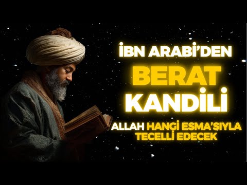 BERAT GECESİ KİMSENİN BİLMEDİĞİ SIR, ALLAH KULUNA HANGİ ESMASIYLA TECELLİ EDECEK, İBN ARABİ