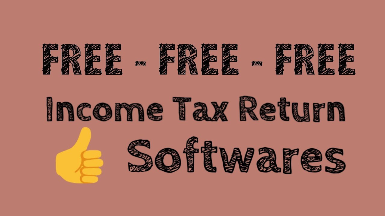 Top 5 Software for filling income Tax return - YouTube