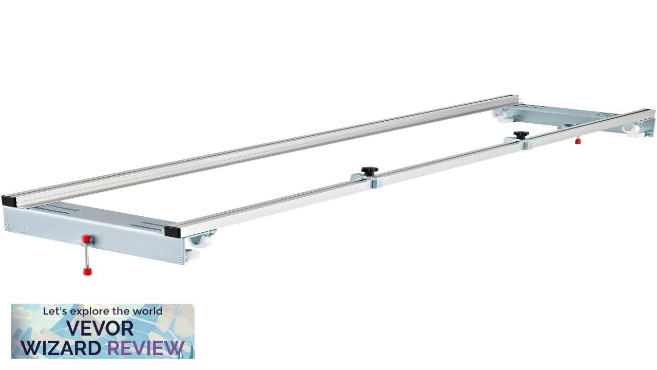 VEVOR Router Sled 60 inches / 152.4cm Width Slab Guide Jig Review - YouTube