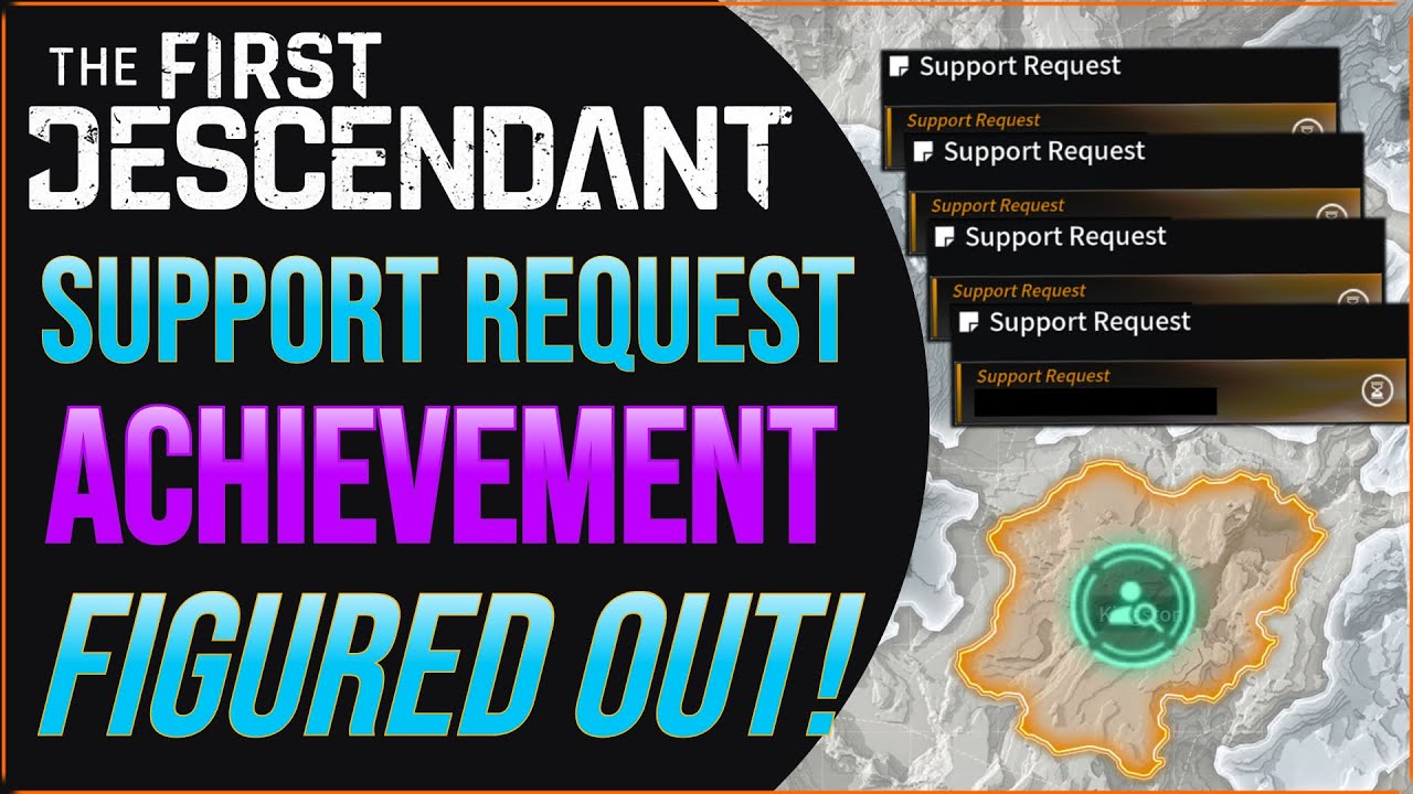 How to do Support Request Achievements in #thefirstdescendant - YouTube