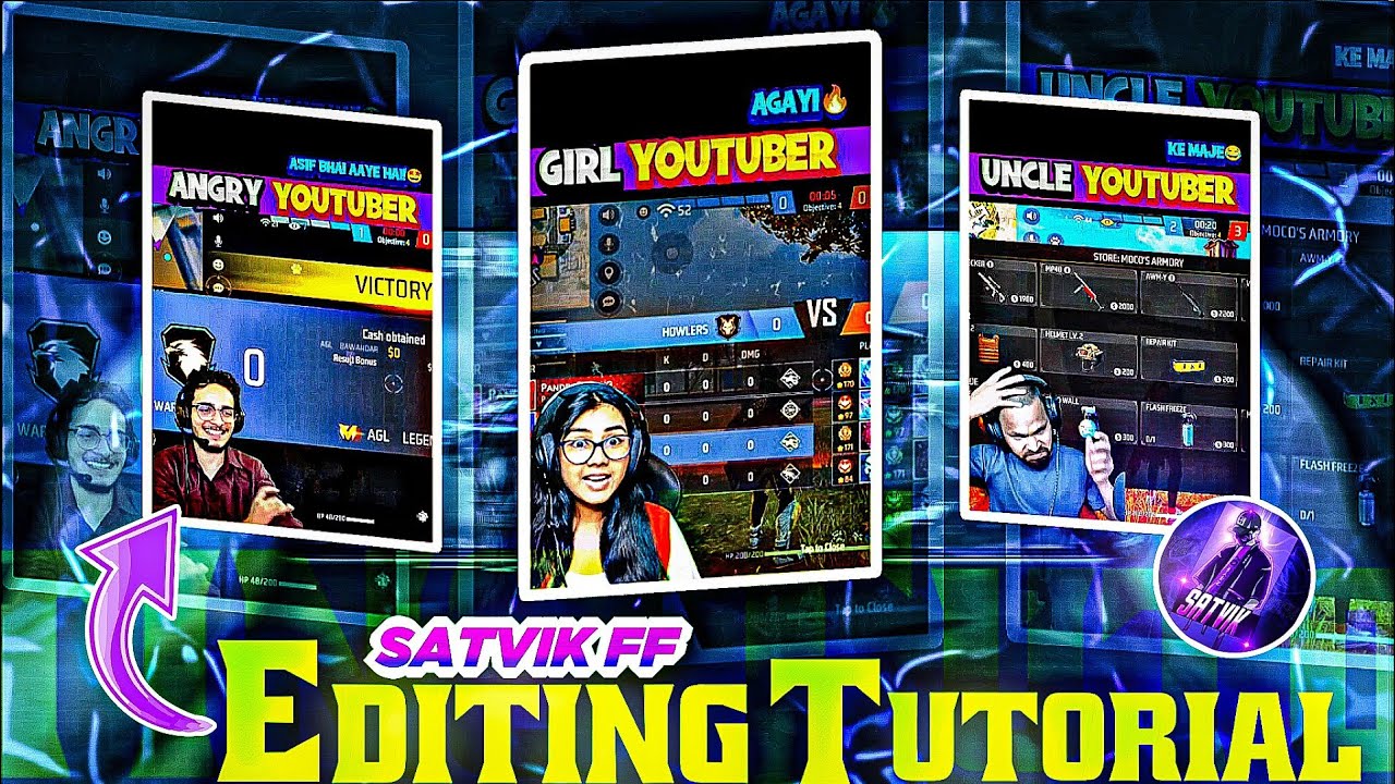 @satvik Editing Secret Revealed 🤩// how to edit shorts like satvik ff 🔥 - WotezZz - YouTube