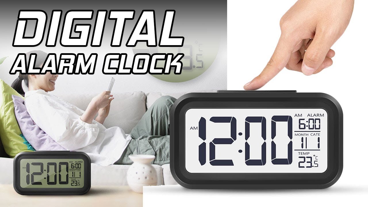 Digital Alarm Clock with LCD Display and Back Light Skyray Electronics ...