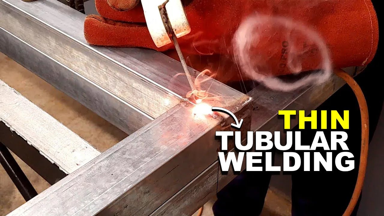WELDING THIN THICKNESS TUBULAR STEEL #metalworksph - YouTube