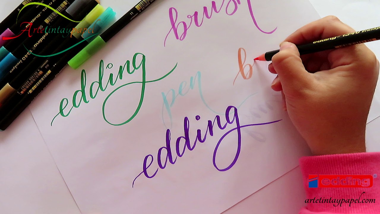 Edding 1340 - YouTube
