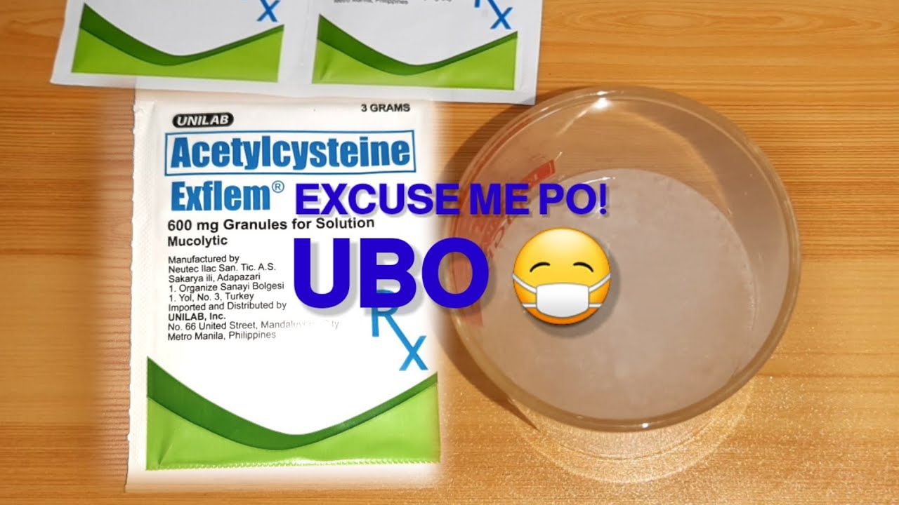 UBO? Fluimucil Alternative Acetylcysteine Granules - Exflem by Unilab ...
