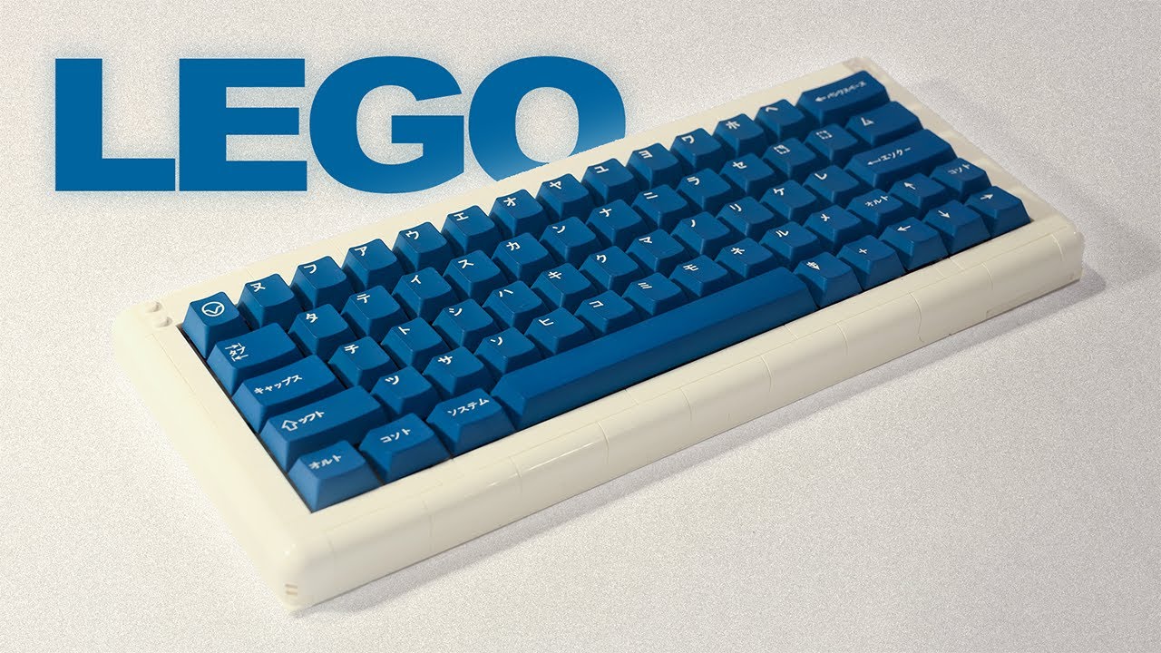 I built a keyboard out of LEGOS - YouTube