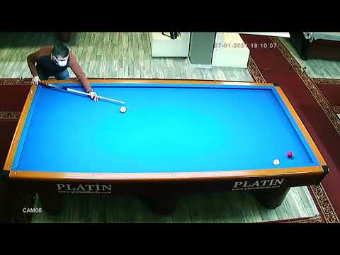 inanılmaz Bilardo Atışı İğne deliği 4 bant 👑🦅