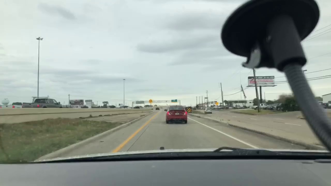 Gulf Freeway (I-45 Exits 28 to 25) Southbound [Local Lanes] - YouTube