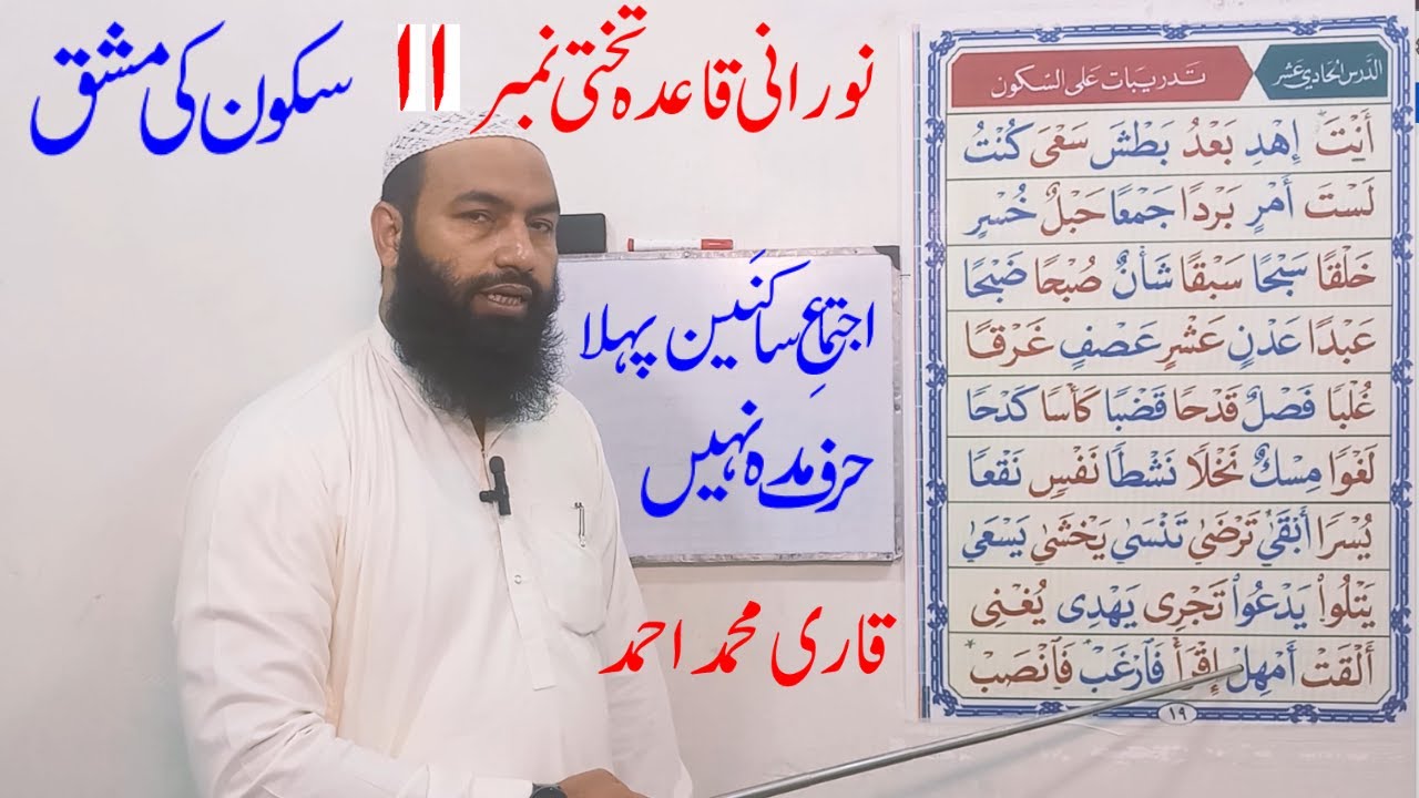 Page 19 Sabaq number 17 Takhti no 11 Part 1 Safha number 19 Al qaidatun ...