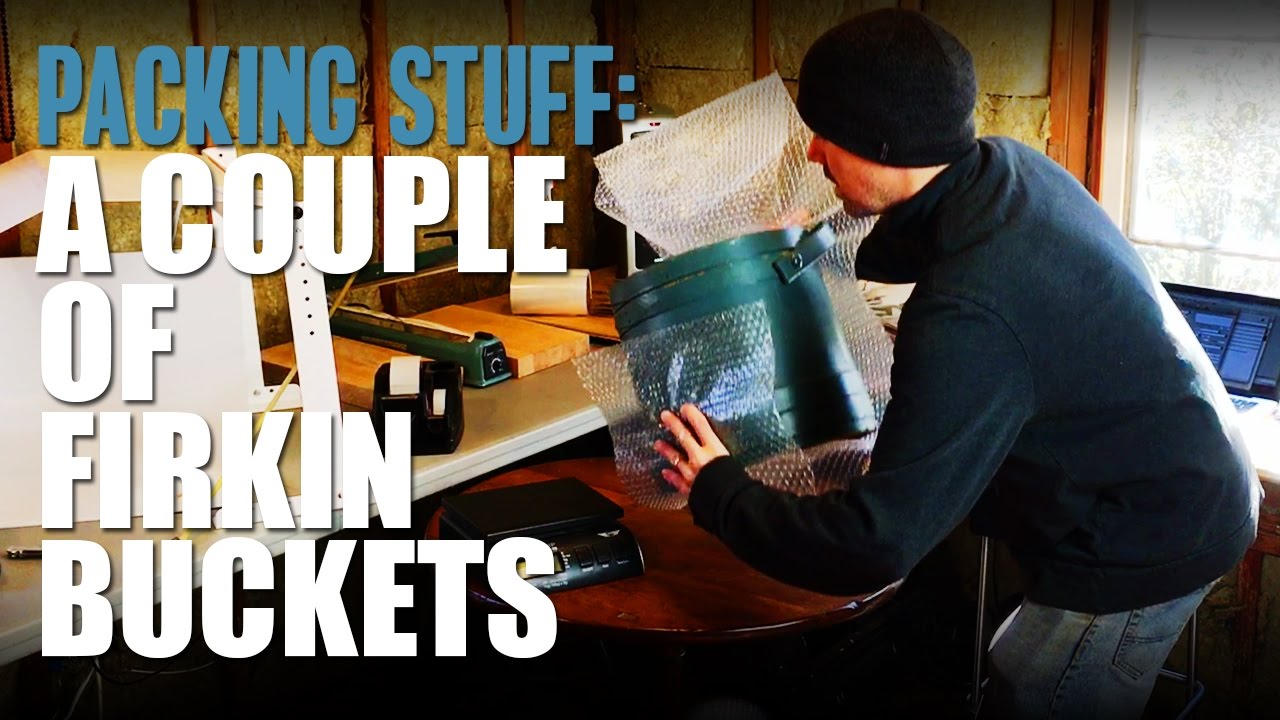 Packing & Shipping: A Couple of 19th Century Wooden Firkins - YouTube