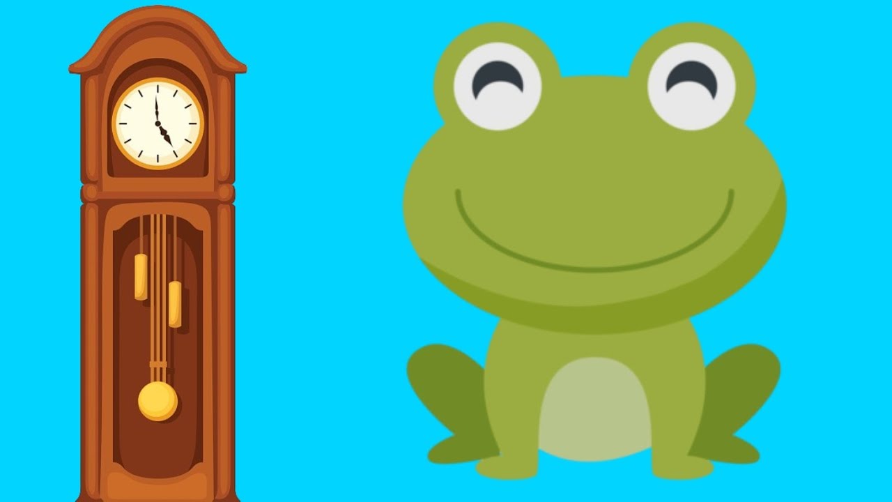Hickory Dickory Dock Frog | New Song-230 | Nursery Rhymes & Kids Songs ...