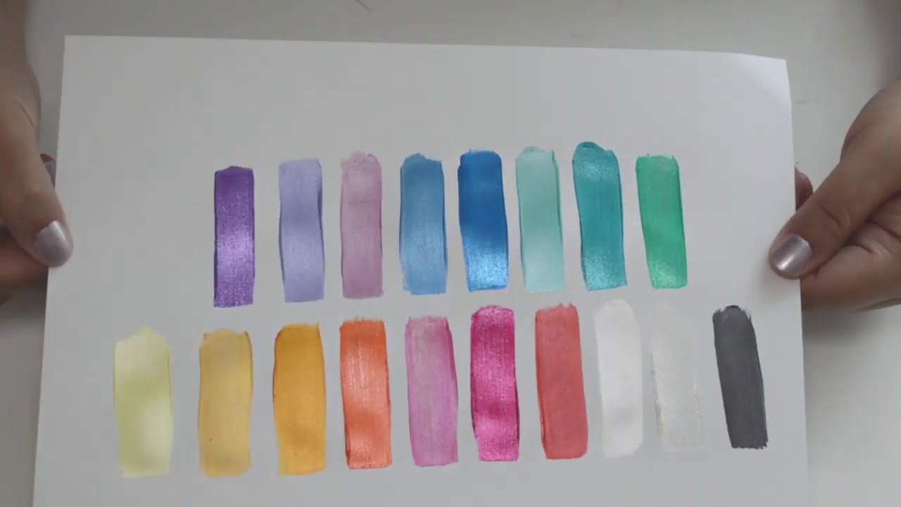 Fevicryl hobby Pearl Colors swatches | pearl, metallic colors | Color ...