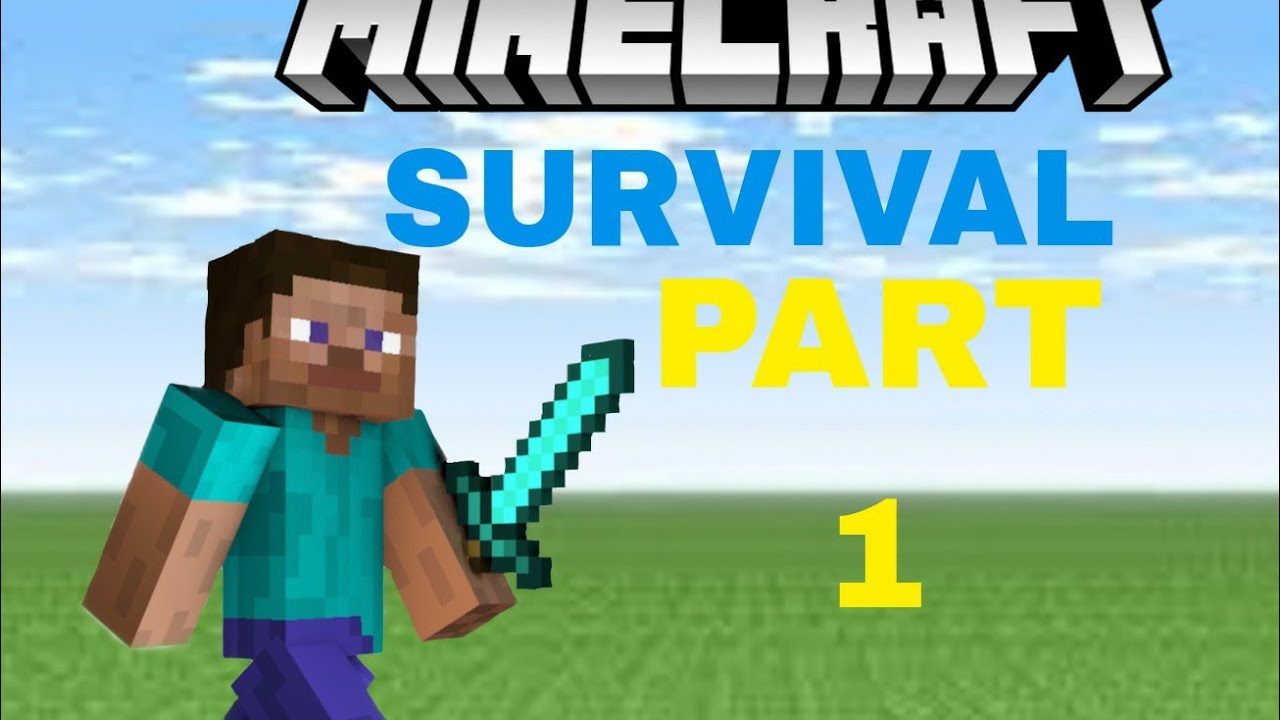 playing minecraft survival series #1 - YouTube