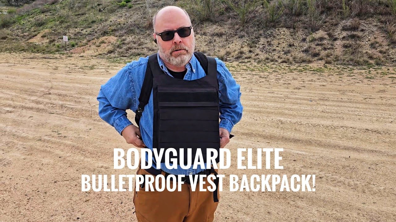 Bodyguard Elite Bulletproof Vest Backpack - YouTube