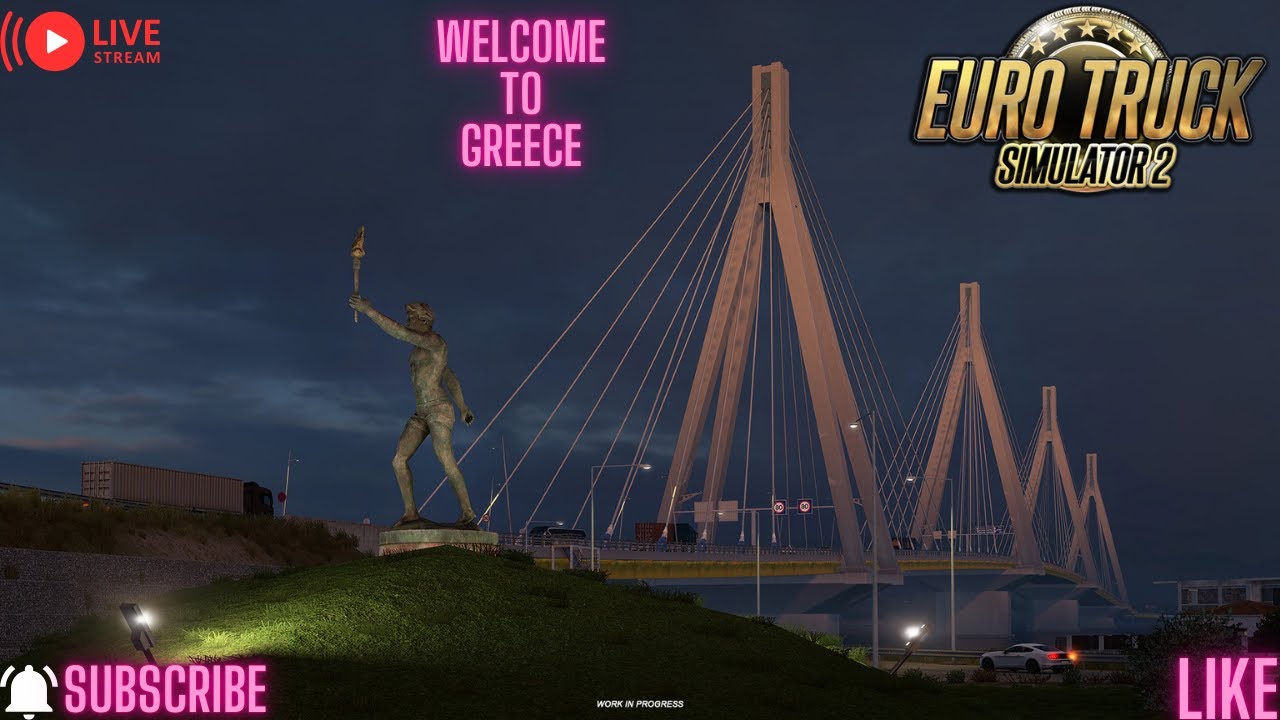 RISE IN GAME ETS2 welcome to Greece 1st day 1st look🚚😊🥰 - YouTube