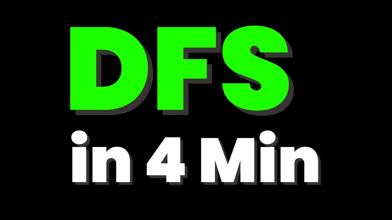 DFS Graph Traversal Explained | Depth First Search in 4 Minutes | Data ...