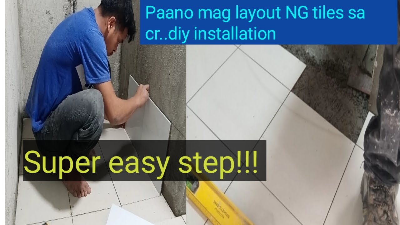 #DIY#HOW TO INSTALL CR TILES#PAANO MAGKABIT AT MAGLAY OUT NG TILES SA ...