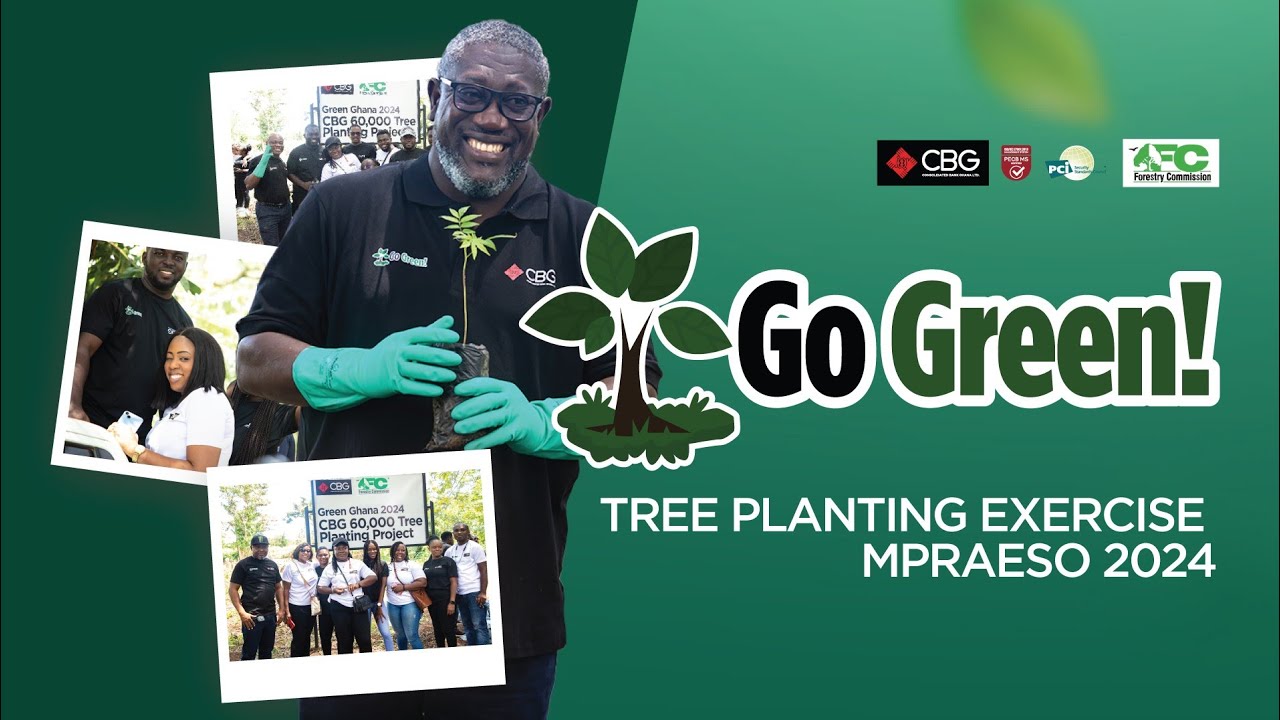Go Green! Tree Planting Exercise at Mpraeso | CBG CSR - YouTube