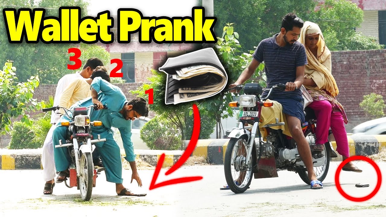 Wallet Pulling Prank | Dropping Wallet Prank | Purse Prank | Hilarious ...