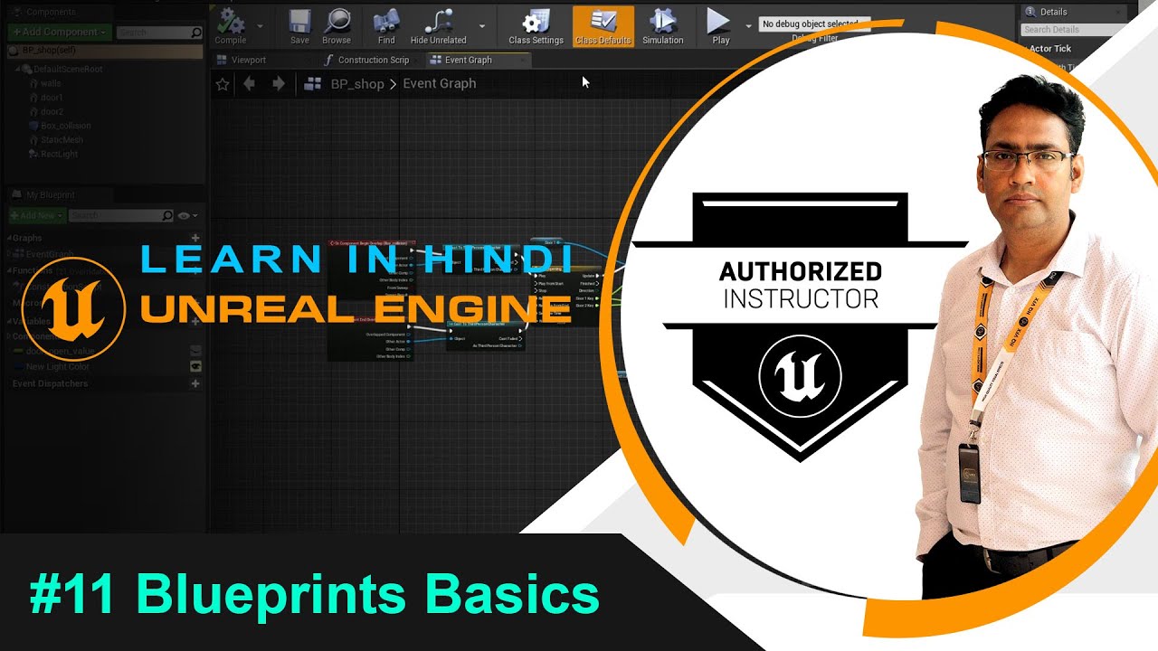 11 Learn Unreal Engine in Hindi - Blueprints Basics - YouTube