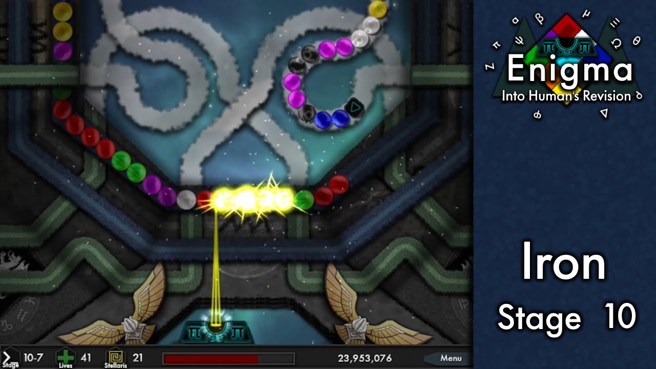 Up in the Aurora - Enigma Remake (Luxor 2 Mod, Iron) Stage 10 - YouTube