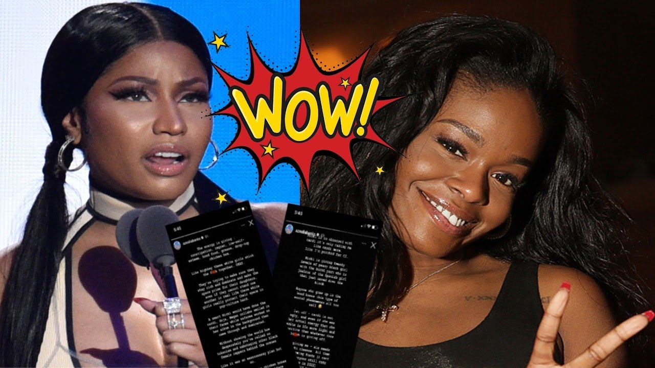 Azealia Banks Rants on IG About Nicki Minaj's Obsession with Cardi B ...