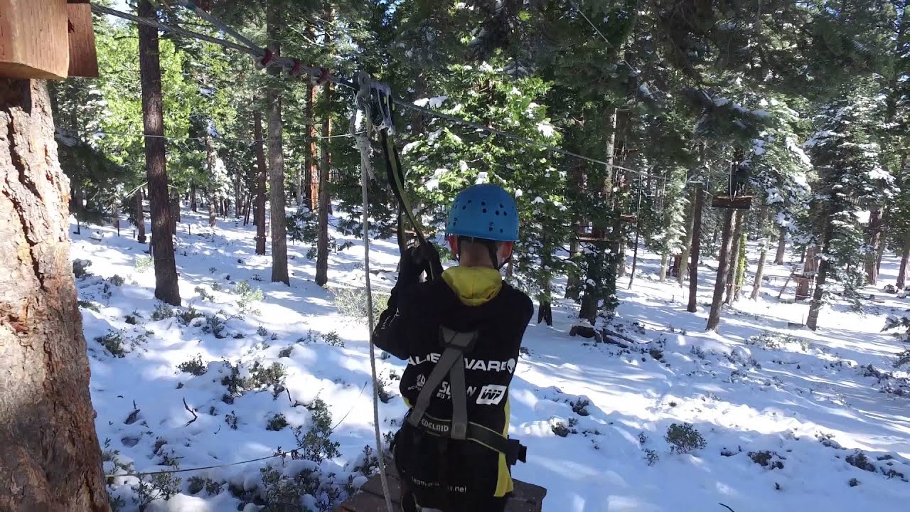 A Day at Tahoe Tree Top Adventure in 4k - YouTube