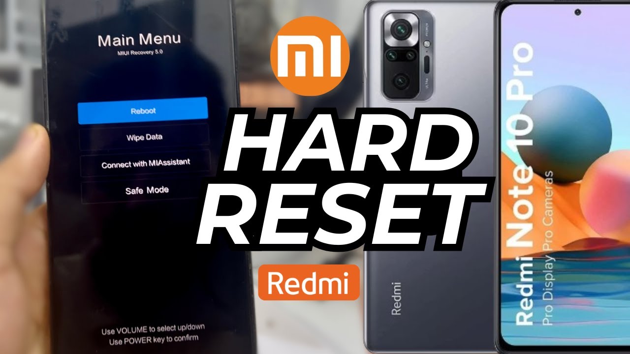 How to Reset Redmi Note 10 Pro || Factory Reset Xiaomi Redmi - YouTube