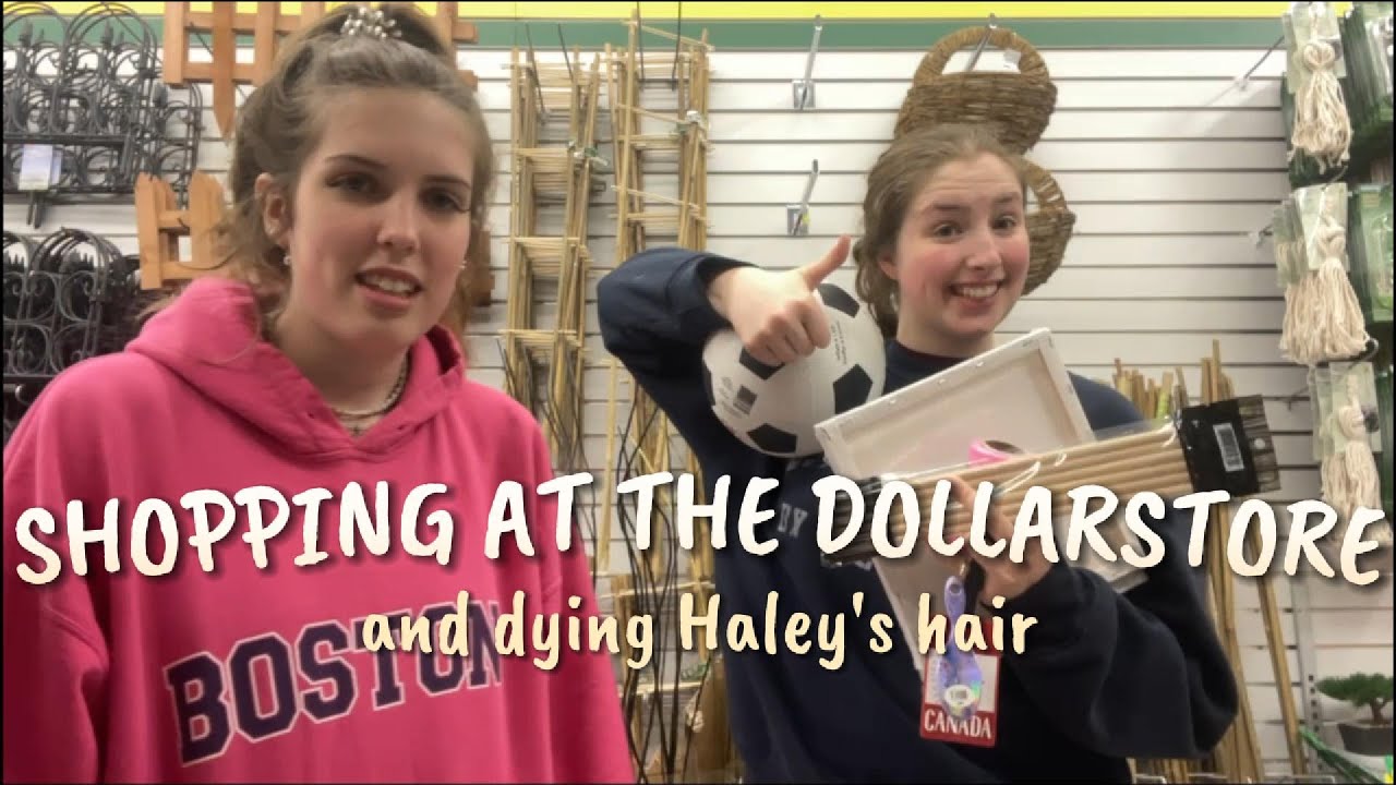 Shopping and Dying Haley's Hair | 2022 - YouTube